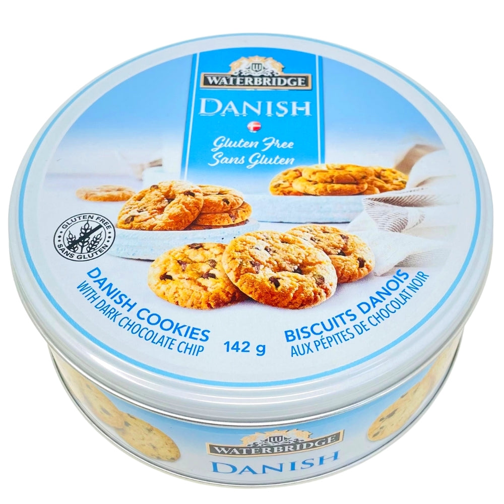 Waterbridge Danish Cookies Gluten-Free Tin - 142g | Candy Funhouse ...