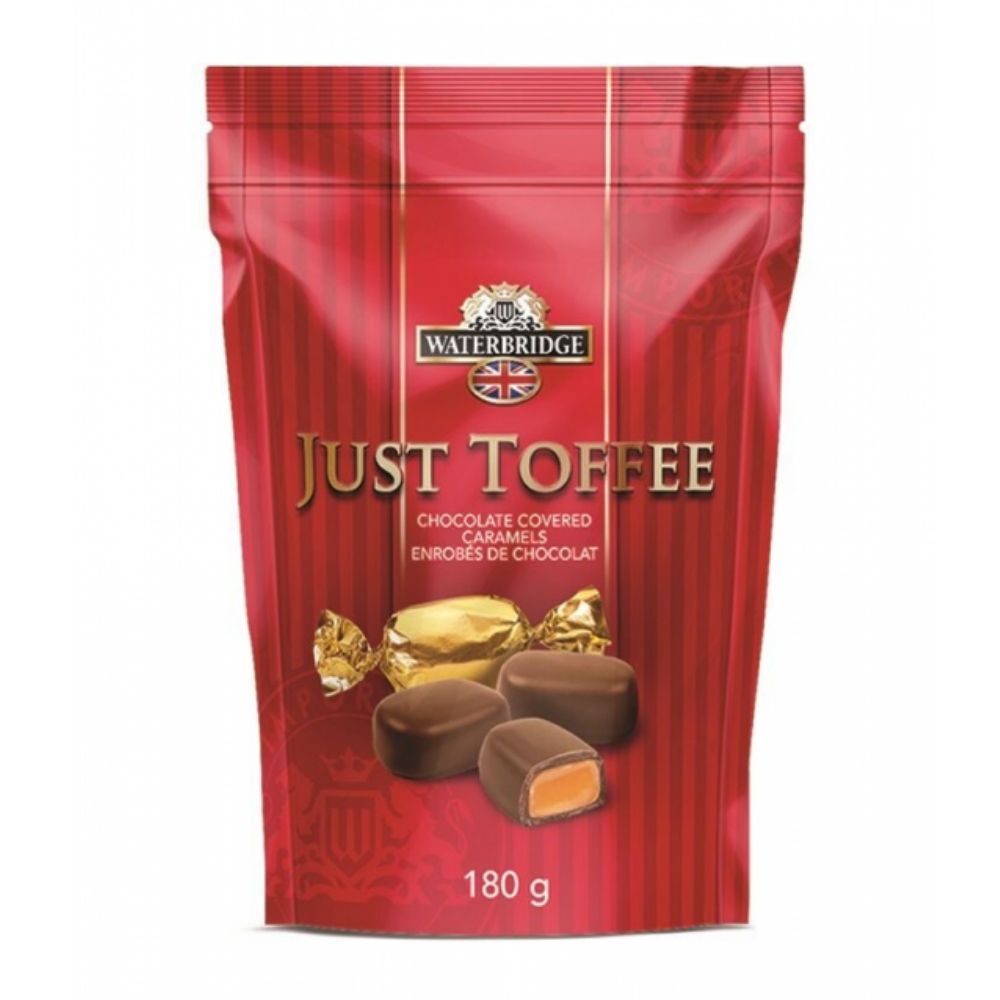 Waterbridge Just Toffee Chocolate Caramels | British Candy – Candy ...