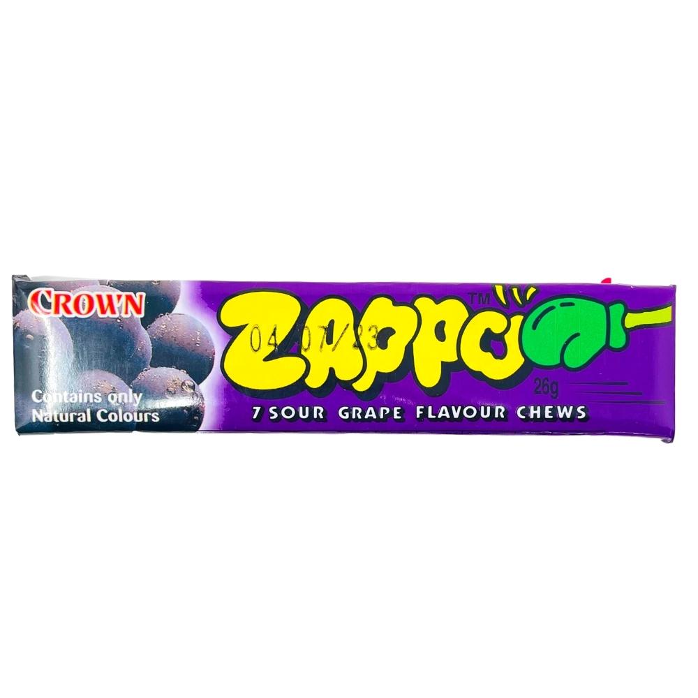 Australian Zappo Grape - 26g | Candy Funhouse – Candy Funhouse CA